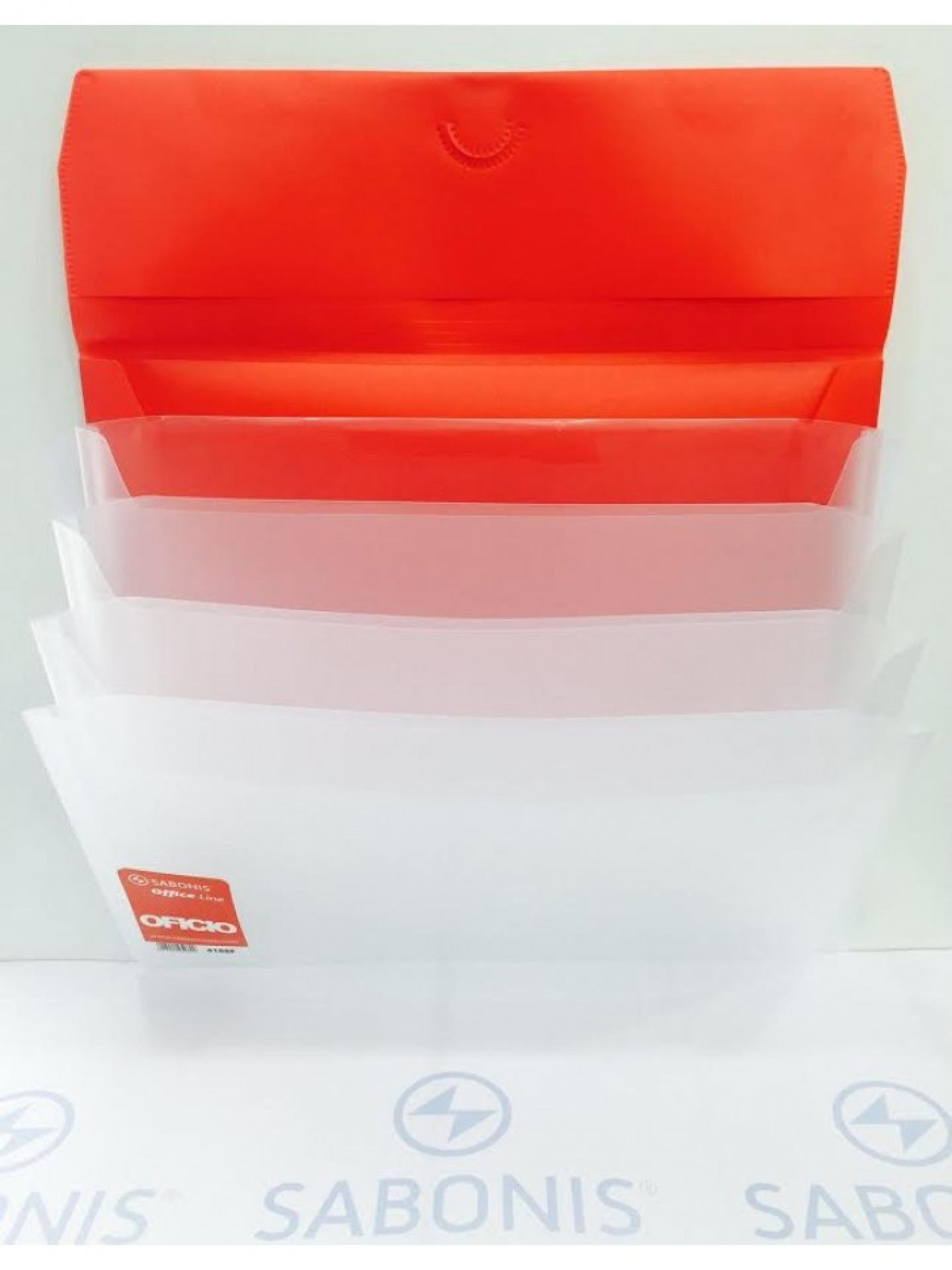 Porta documentos plástico tamaño Oficio. - Sabonis